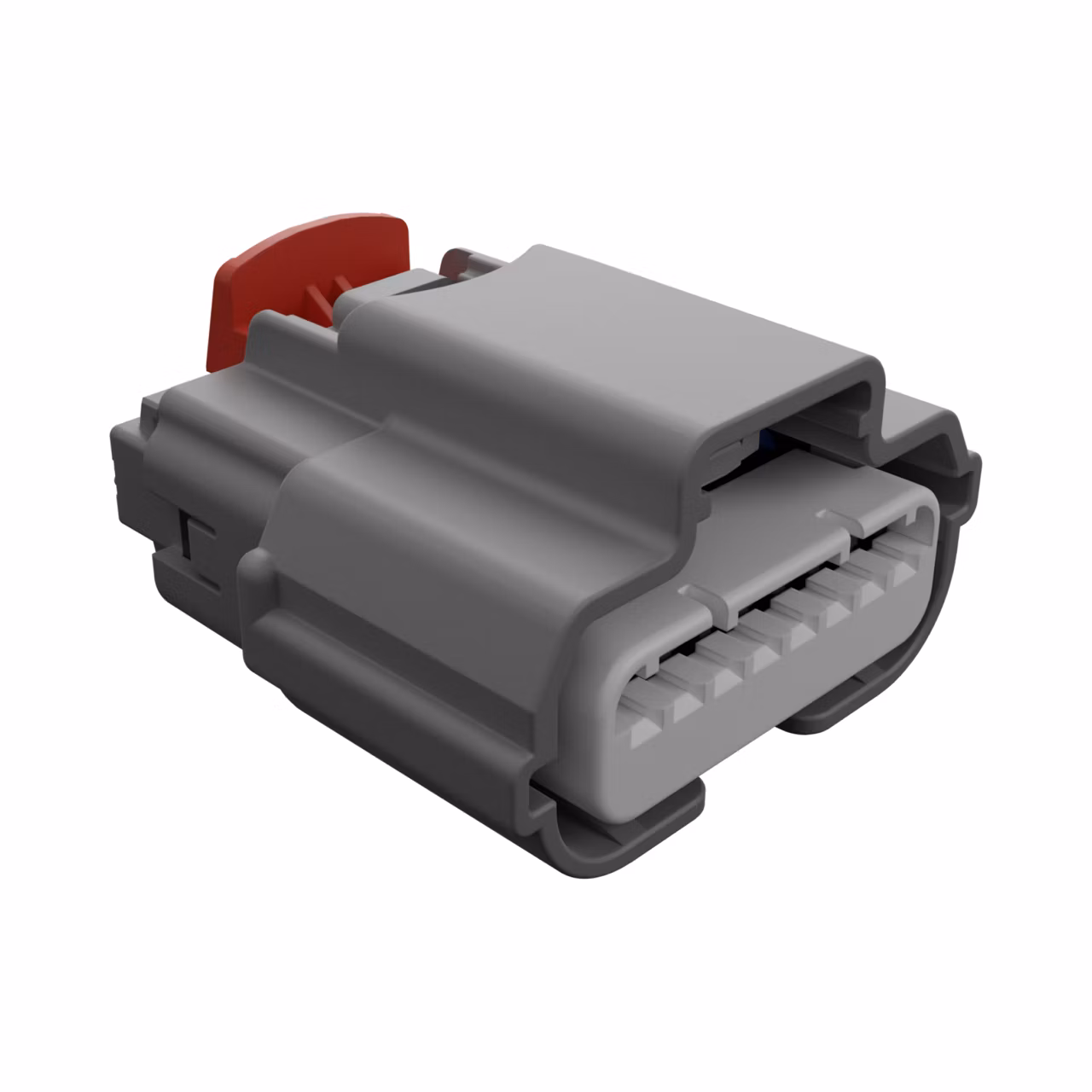 2.54mm MX64 Sealed Crimp Housing, Single Row, TE Generation Y Terminal, Light Gray, 8 Circuits, Key B, with CPA Lock for sale