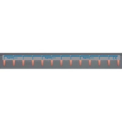 Supply busbar - Prong-type 1P+N universal 1m - Max 57 devices connected - 63A rated current - 400V max operating voltage for sale