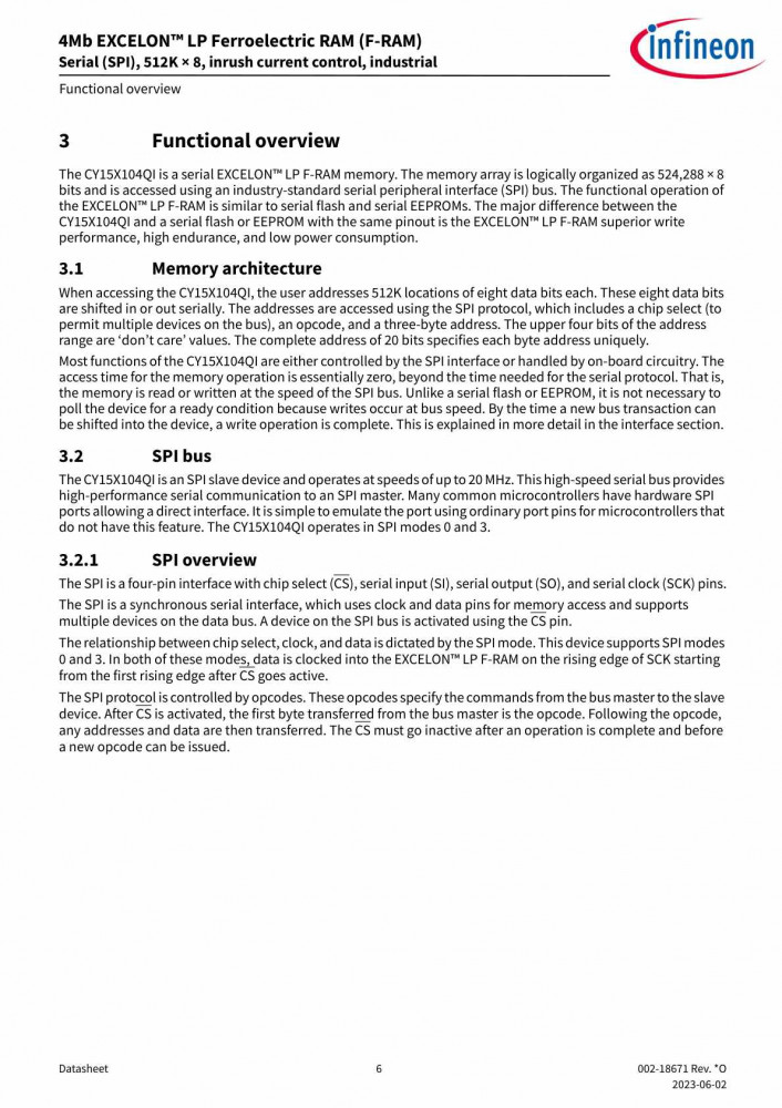 Datasheet page 6
