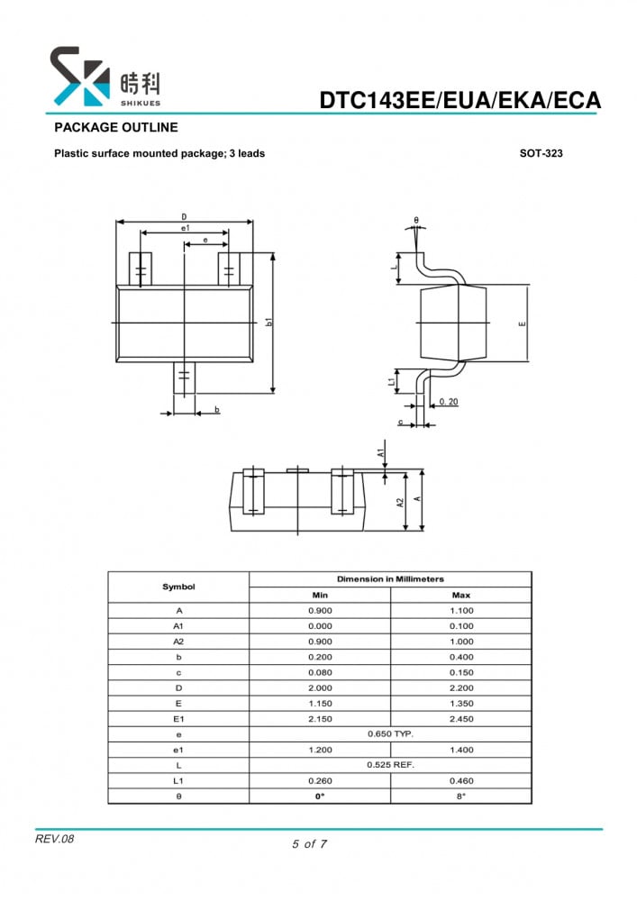 DTC143EE datasheet page 5