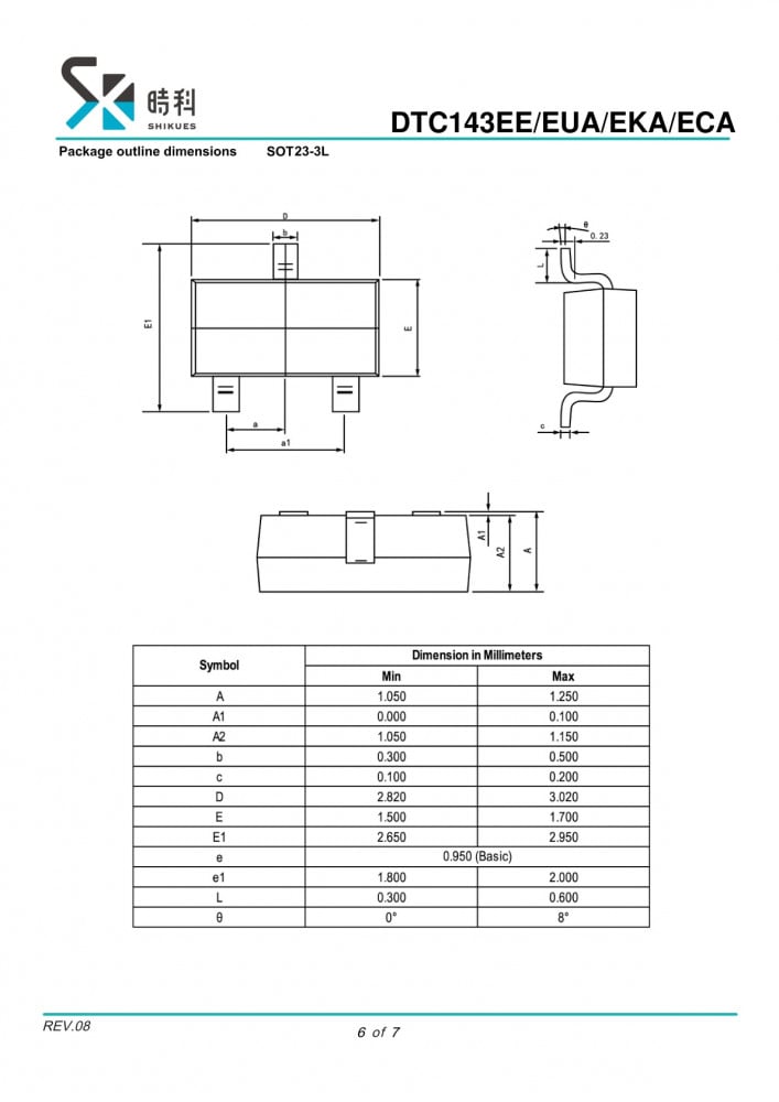 DTC143EE datasheet page 6