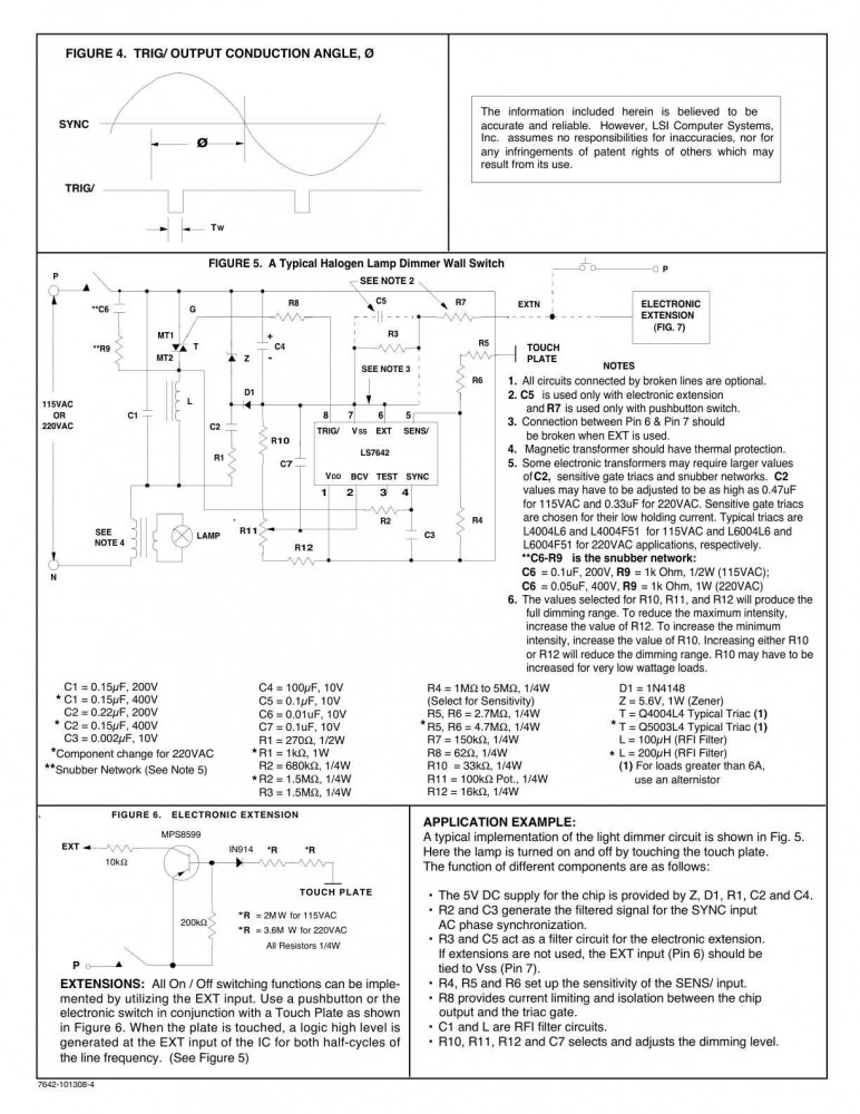 LS7642FO datasheet page 4