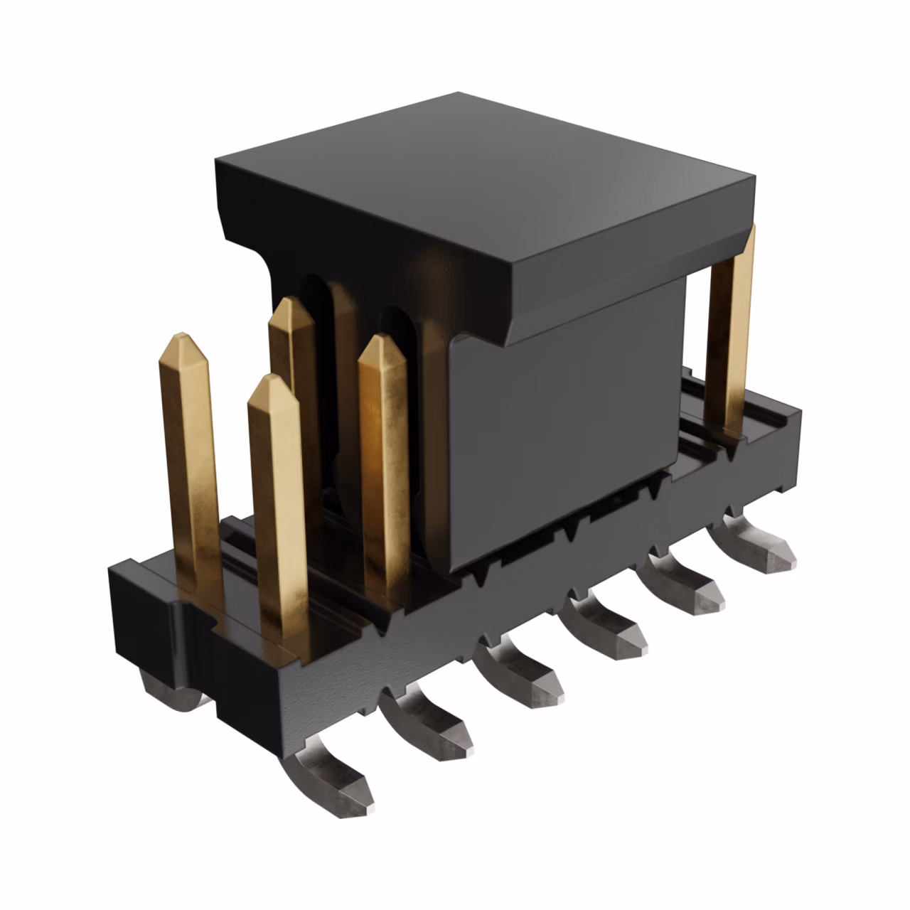 Milli-Grid Header, Vertical, Surface Mount, 36 Circuits, 0.76µm Gold (Au) Plating, Mating Pin Length 3.80mm, with Cap, Tube, Lead-Free