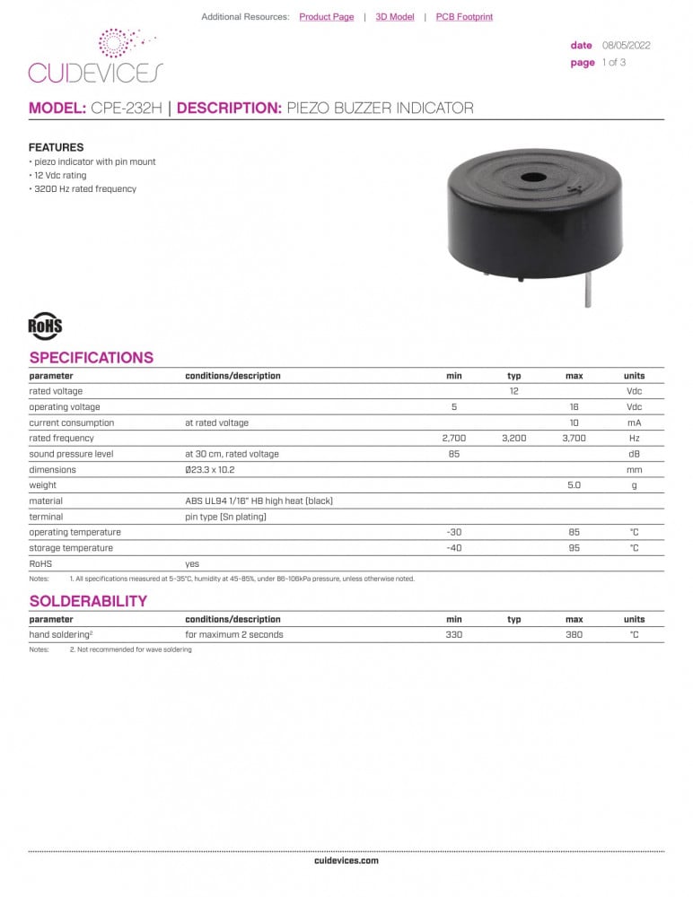 CPE-232H product features and specifications
