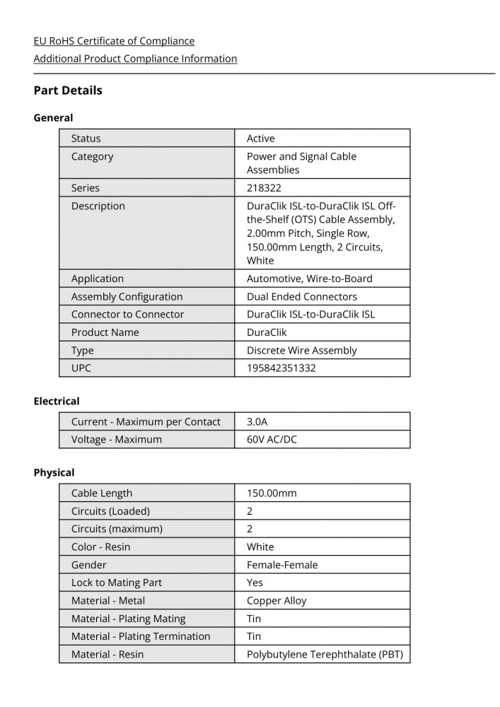 MOLEX 2183221021 drawing page 2