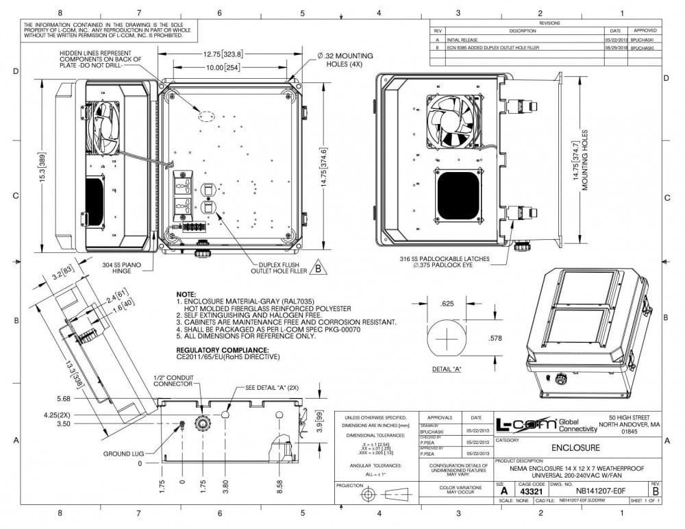 L-com NB141207-E0F technical document page