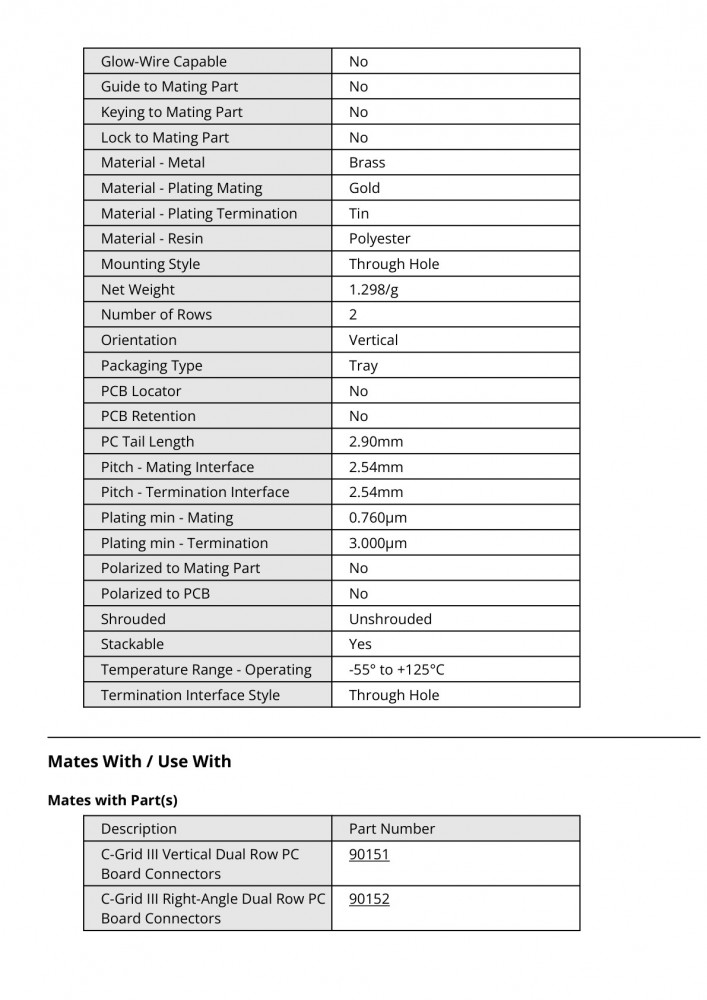 MOLEX 901310931 technical document page 3