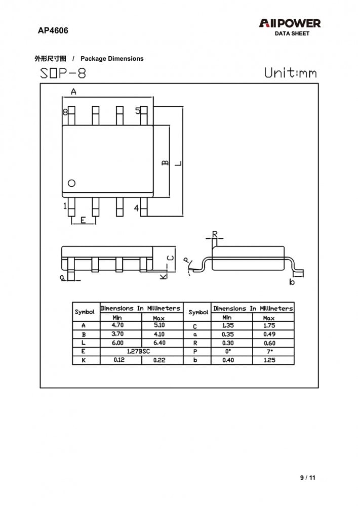 AP4606 datasheet page 9