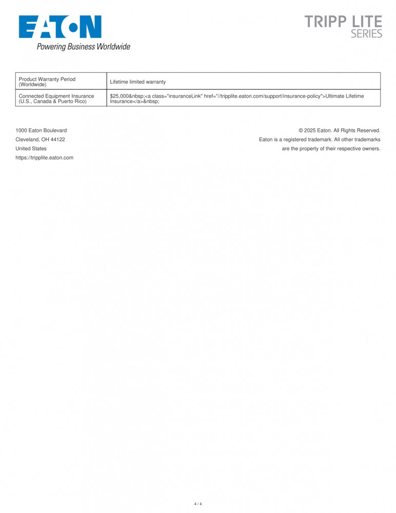 TLP74RB product document page 4