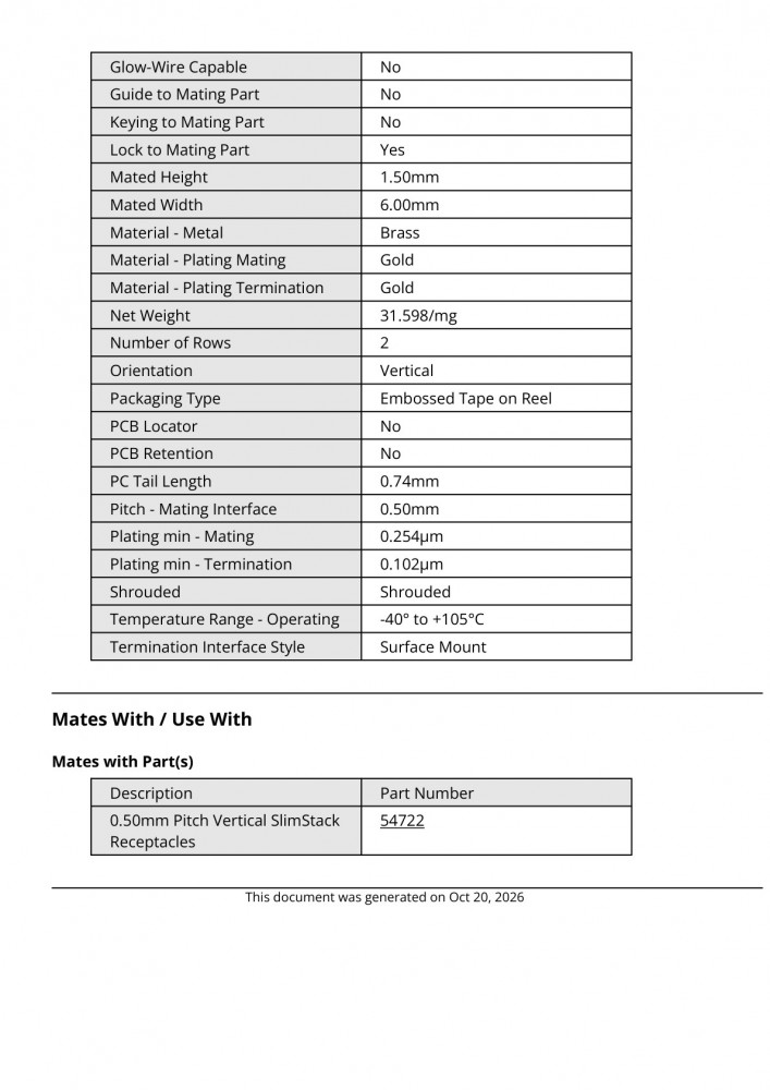 MOLEX 555600227 document preview, page 3