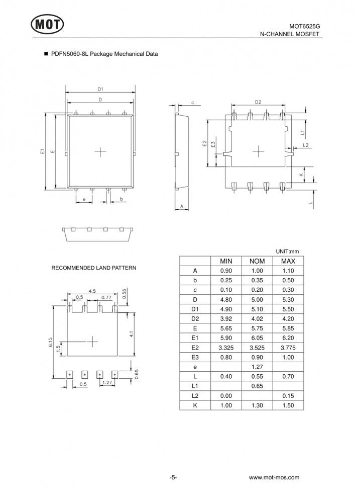 MOT6525G datasheet page 5