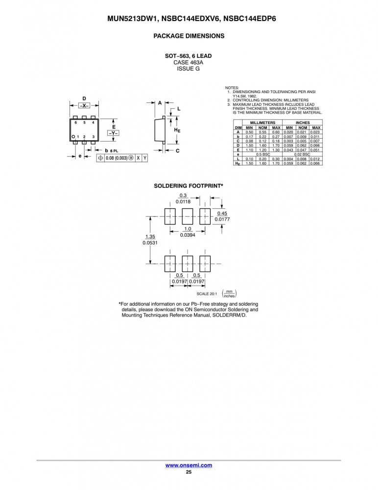 MUN5213DW1T1G datasheet page 7