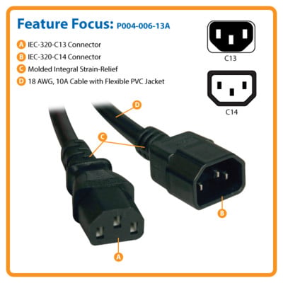 EATON P004-006-13A Power Extension Cord Assembly for sale