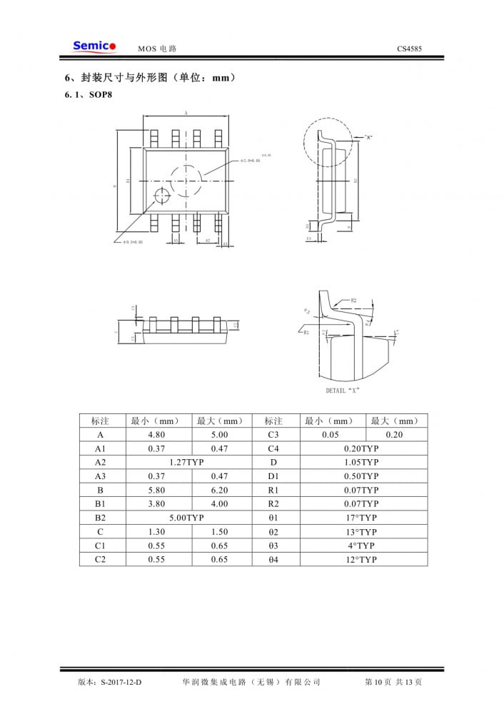 CS4585EO datasheet page 10