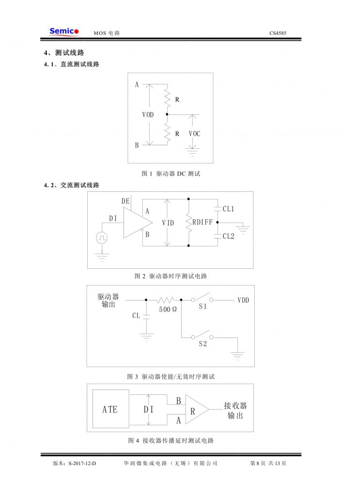 CS4585EO datasheet page 8
