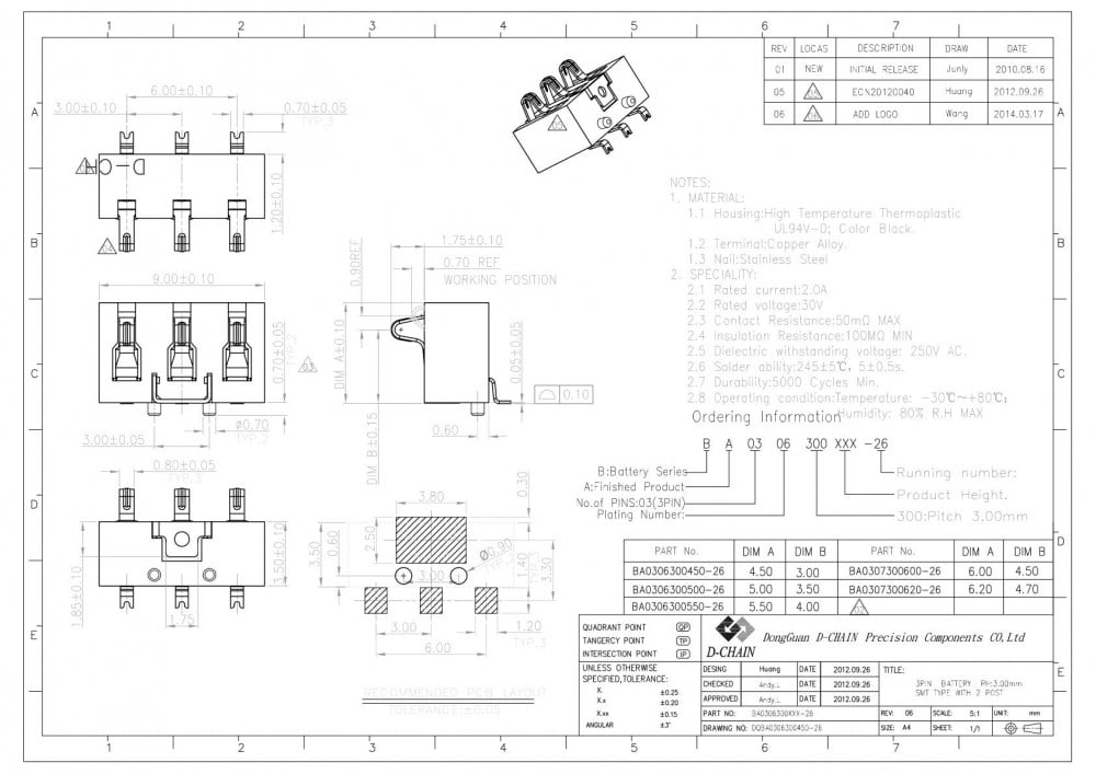 BA0306300450-26 technical document page