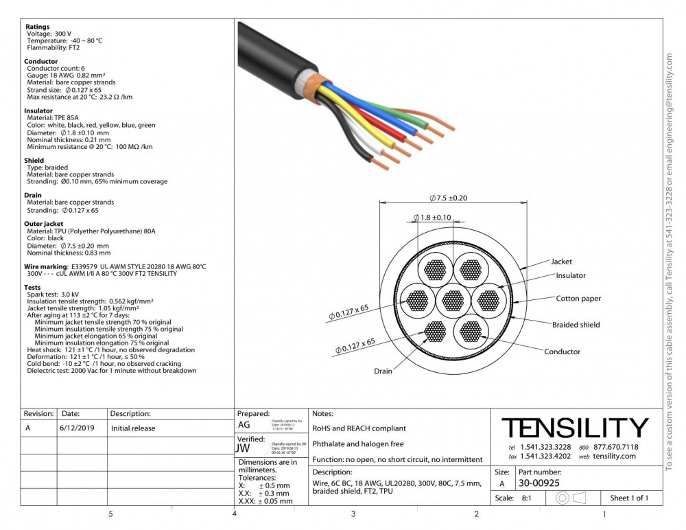 30-00925 cable drawing preview