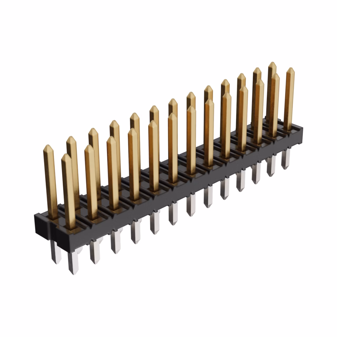 2.00mm Pitch Milli-Grid Header, Vertical, Through Hole, 26 Circuits, 0.76µm Gold (Au) Plating, Mating Pin Length 4.00mm, Tail Length 4.20mm, Tray, Lead-Free