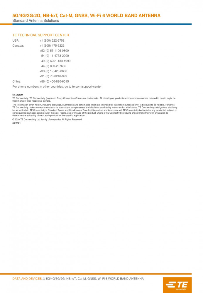 TE Connectivity 8-2195852-1 datasheet page 8