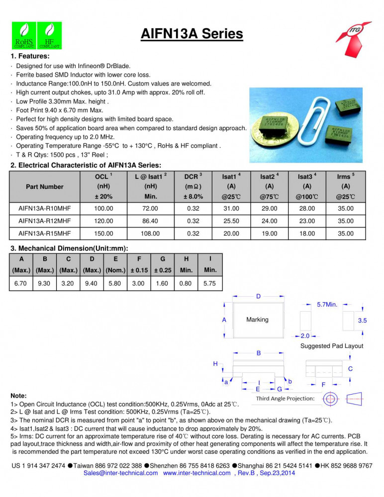 AIFN13A technical documentation image, page 1