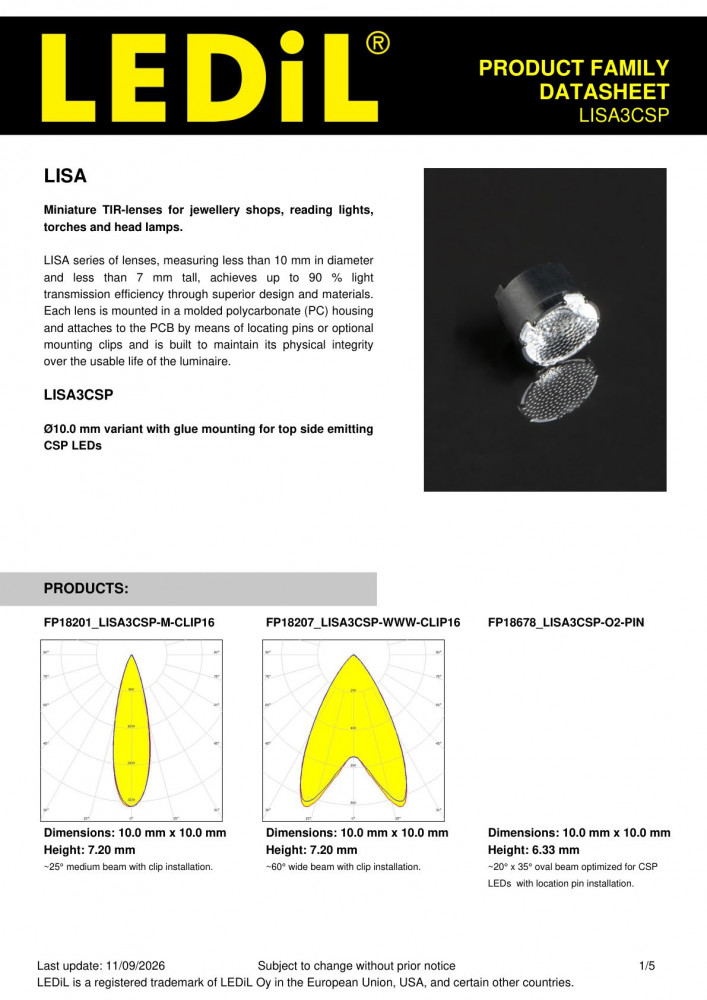 Product document page 1