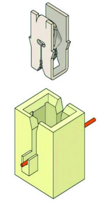 TE Connectivity 2825380-1 Magnetic Wire Connector Chip for Reliable Electrical Connections for sale