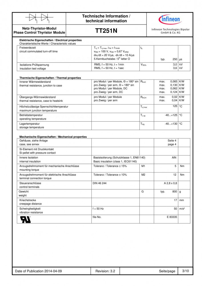 TT251N18KOF technical document page 3