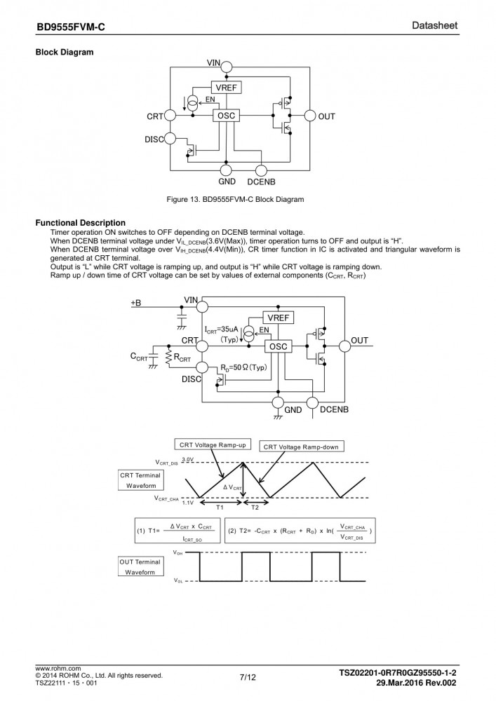 BD9555FVM-C datasheet page 7