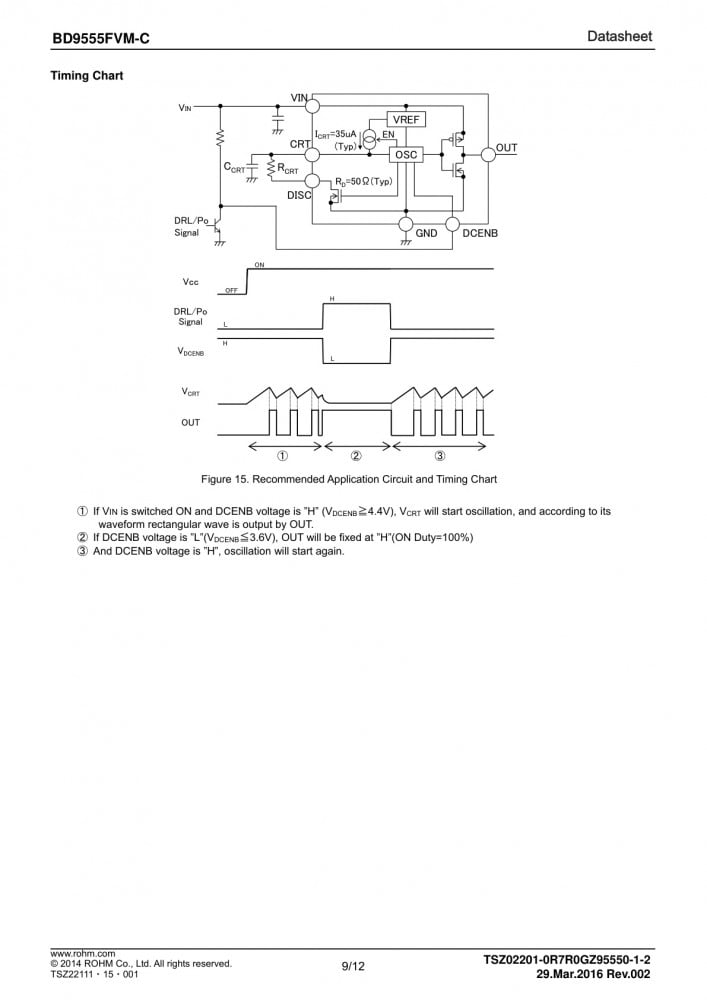BD9555FVM-C datasheet page 9