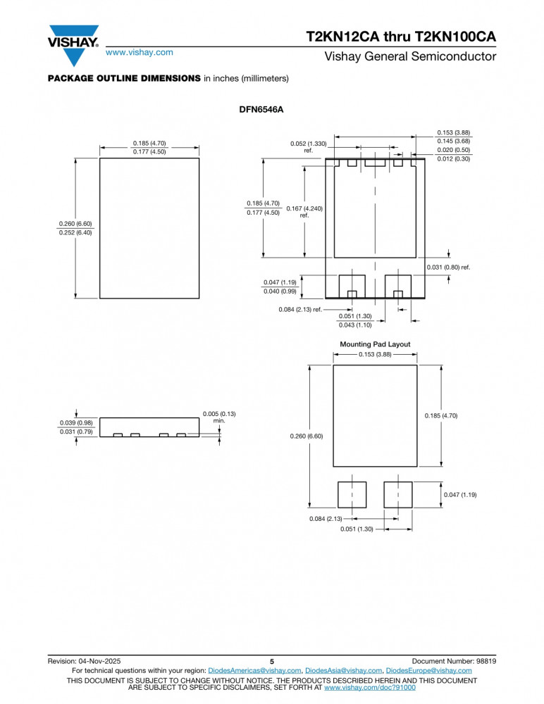 Vishay T2KN datasheet page 5