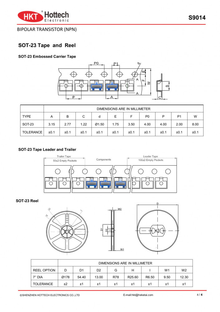 S9014 datasheet page 4