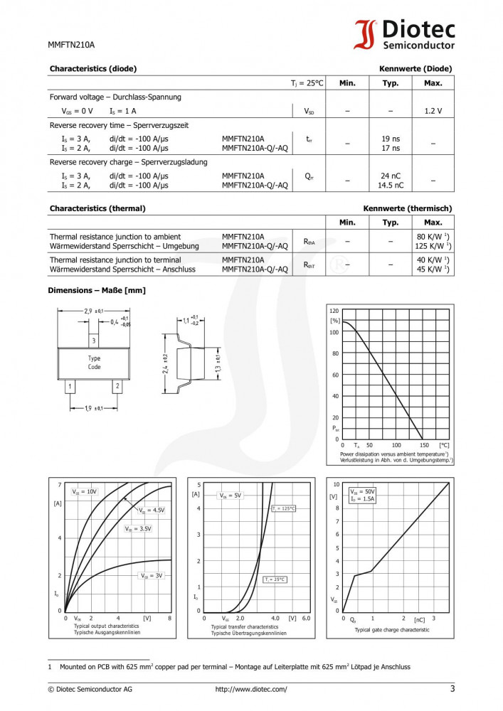 DIOTEC MMFTN210A datasheet page 3