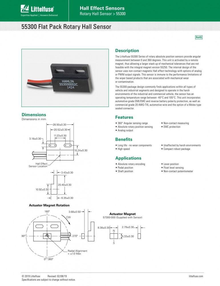 55300 series technical document page 1