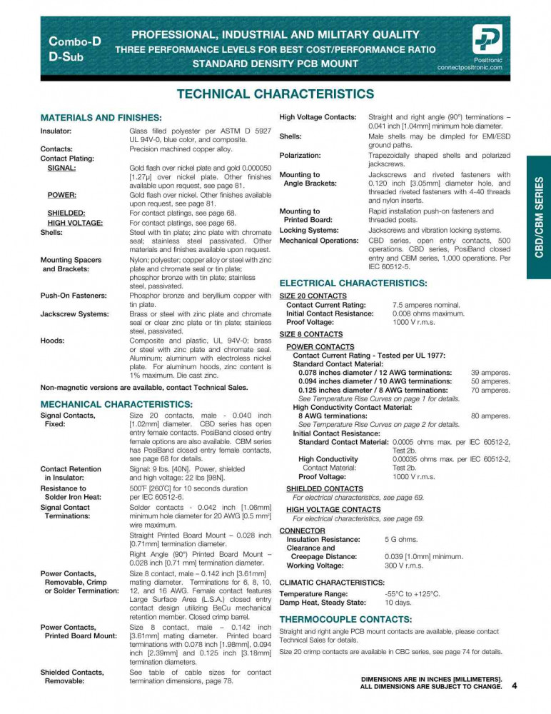 Amphenol Positronic catalog page 10