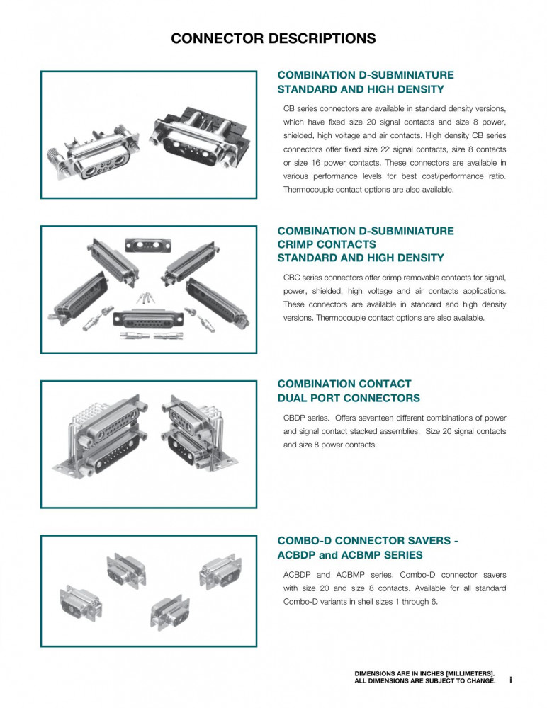 Amphenol Positronic catalog page 3