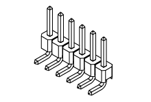 C-Grid / SL Header, Surface Mount, Breakaway, Vertical, 14 Circuits, Tin (Sn) Overall Plating, Tube Packaging without Cap, Lead-Free