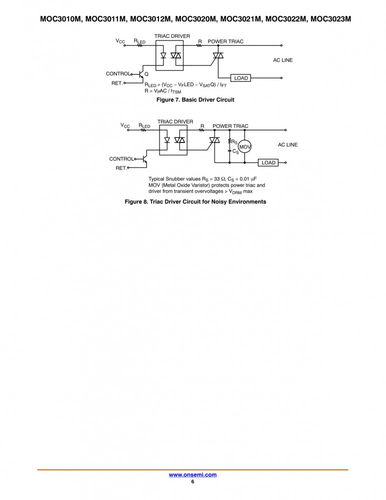 MOC3023SR2M datasheet page 6