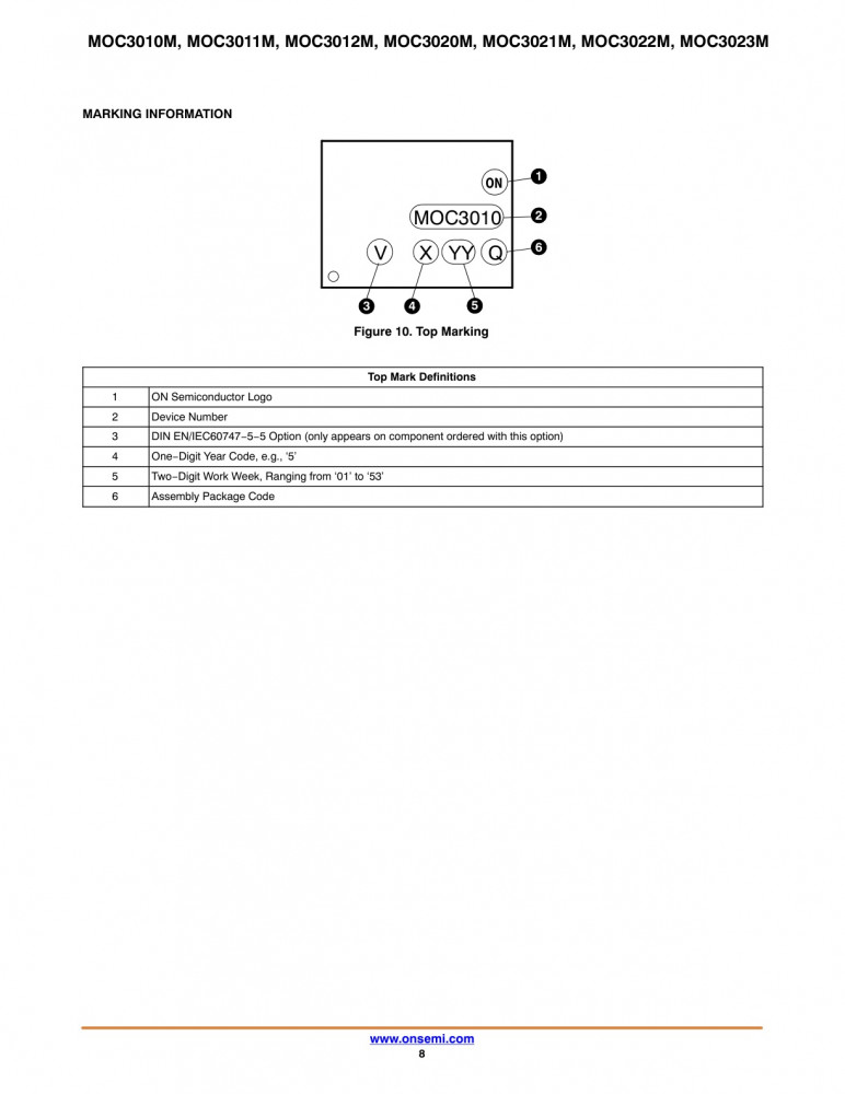 MOC3023SR2M datasheet page 8