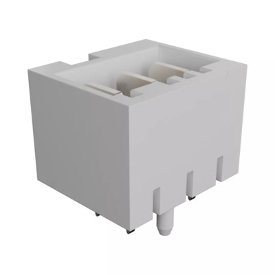 Appli-Mate RAST 5 Header, Vertical, 3 Circuits, Silver (Ag) Plating, Position Keys 1b, 2a, 2b & 3b, No Code Keys, Latch Between Circuits 2 & 3, PCB Polarization B, Glow-Wire Capable for sale