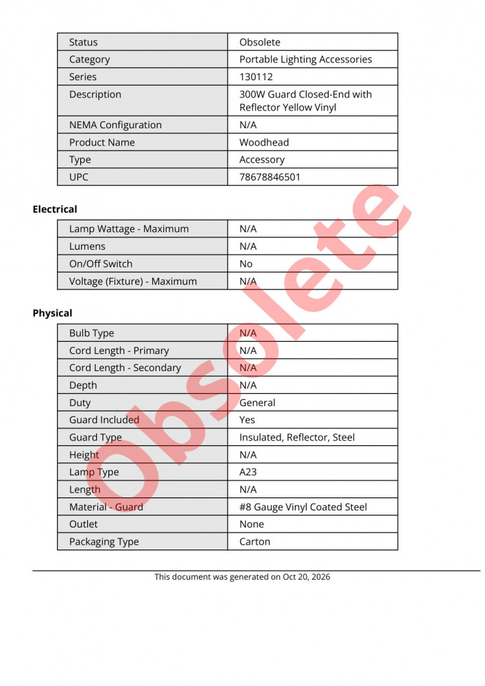 Product document image 2 for MOLEX 1301120091