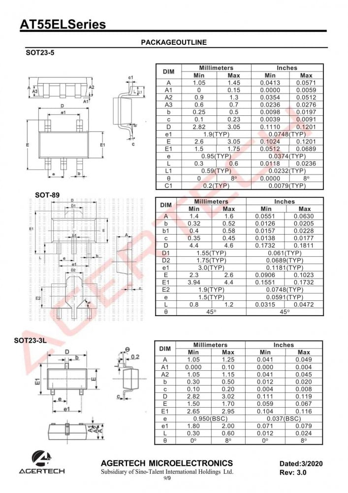 AT55EL datasheet page 9