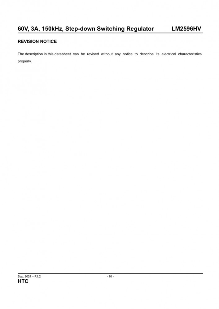 LM2596HV datasheet page 10