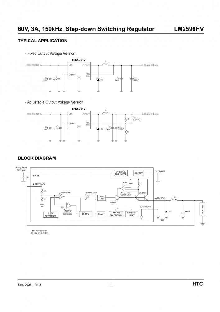 LM2596HV datasheet page 4