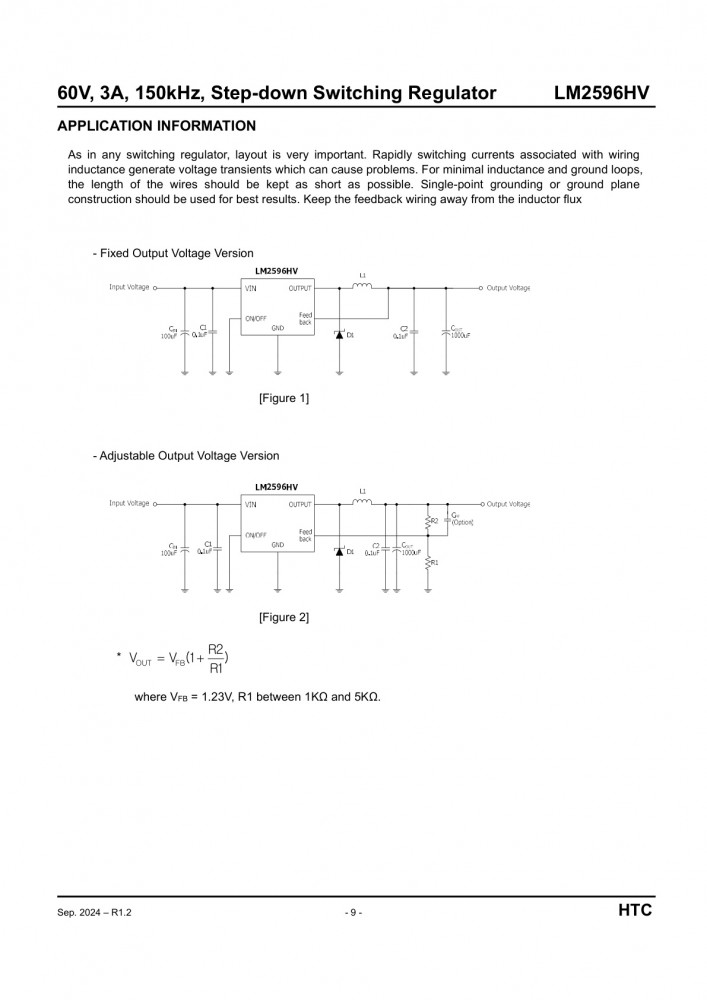 LM2596HV datasheet page 9