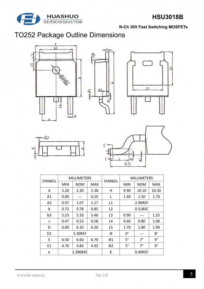 HSU3018B datasheet page 5