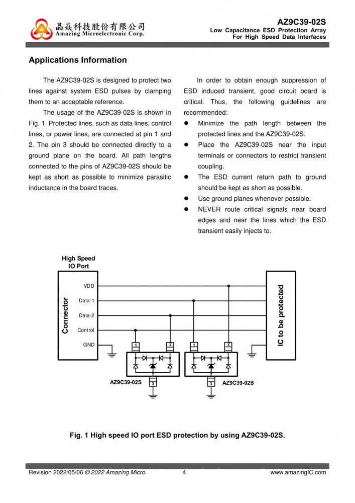 AZ9C39-02S datasheet page 4