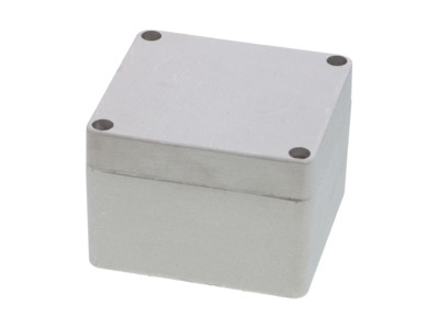 Enclosure, Die-cast Aluminum, S-8100 Series, without External Mounting Flanges, 160 x 100 x 81mm Outside Dimensions, Sandblasted