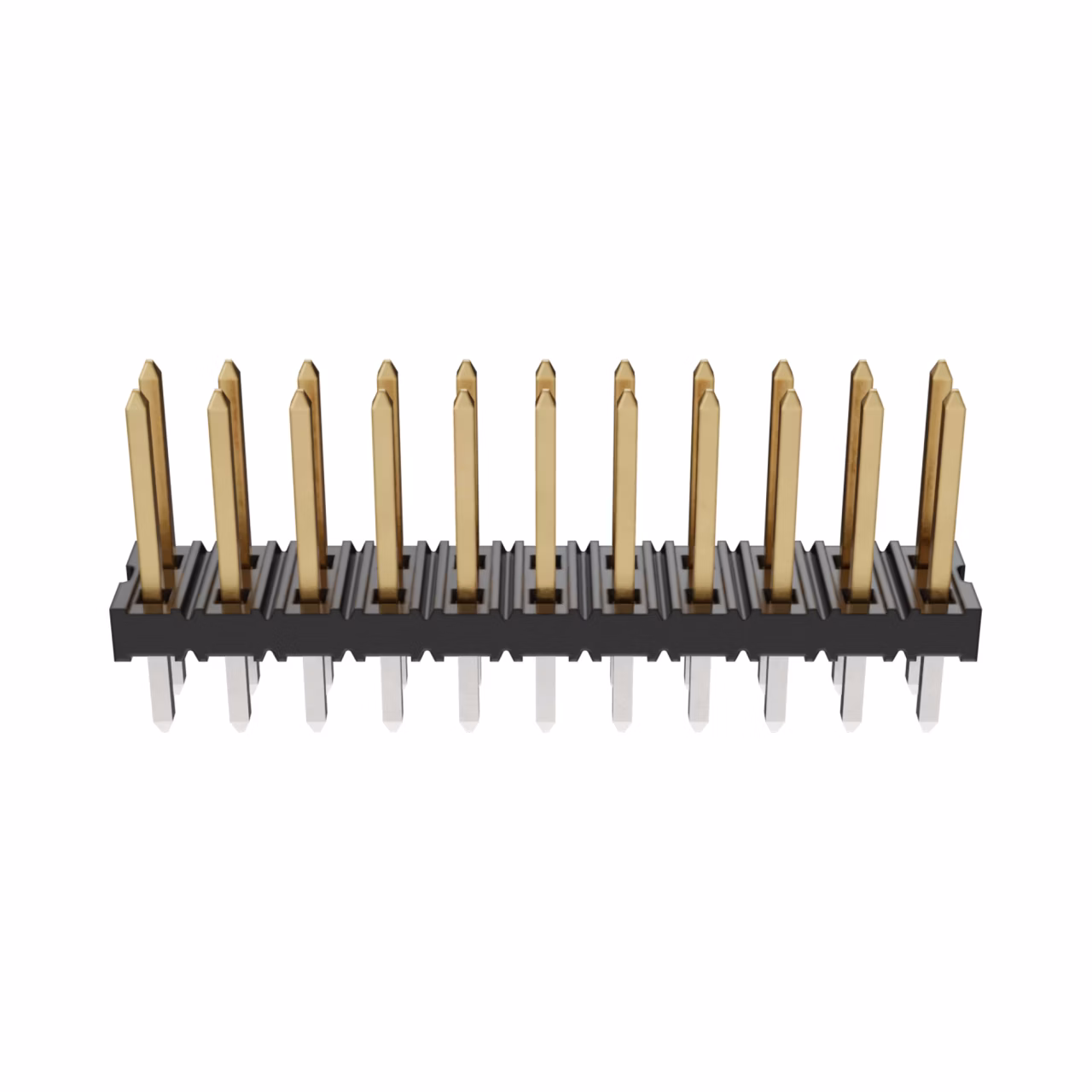 2.00mm Pitch Milli-Grid Header, Vertical, Through Hole, 22 Circuits, 0.38µm Gold (Au) Plating, Mating Pin Length 5.50mm, Tail Length 2.60mm, Tray, Lead-Free for sale