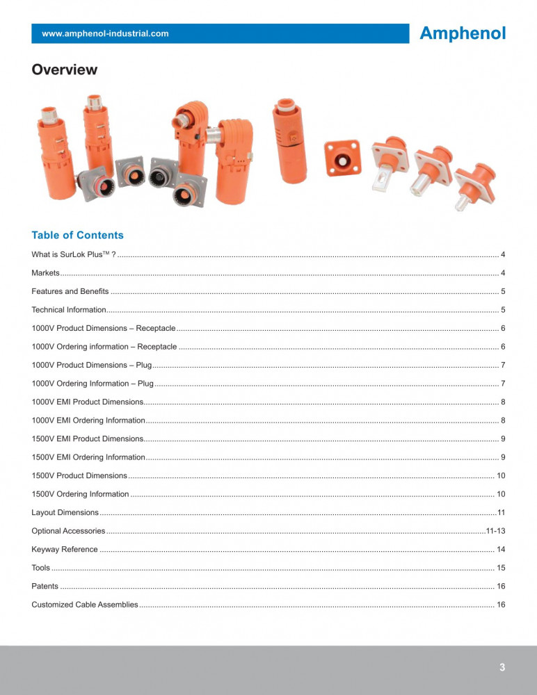 Amphenol SurLok Plus technical document page 3