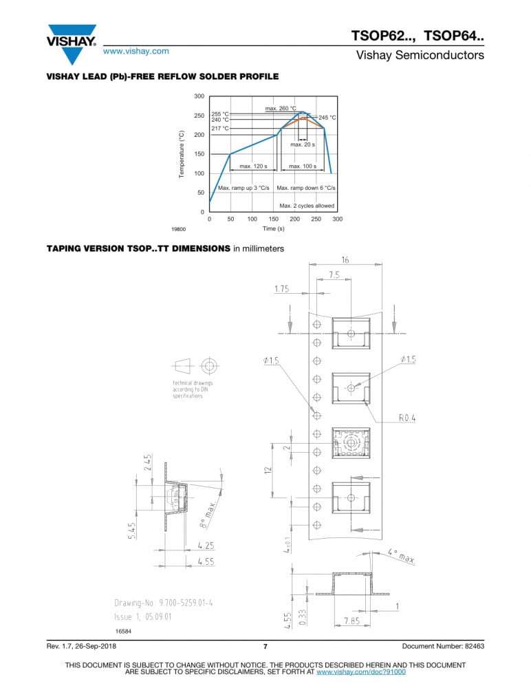 TSOP6238TT datasheet page 7